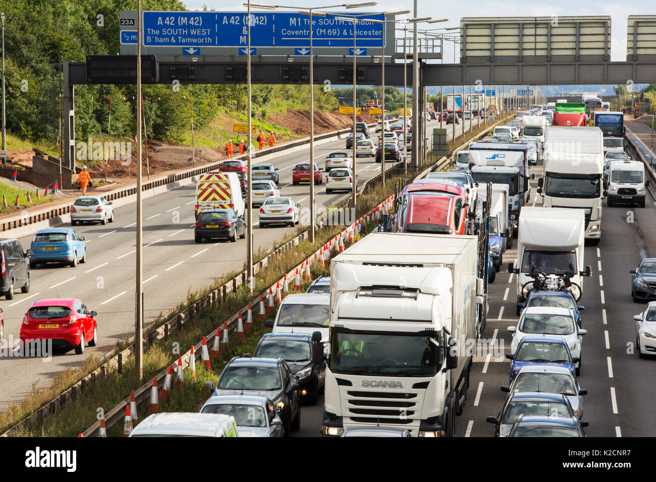 M1 tailback hi-res stock photography and images - Alamy