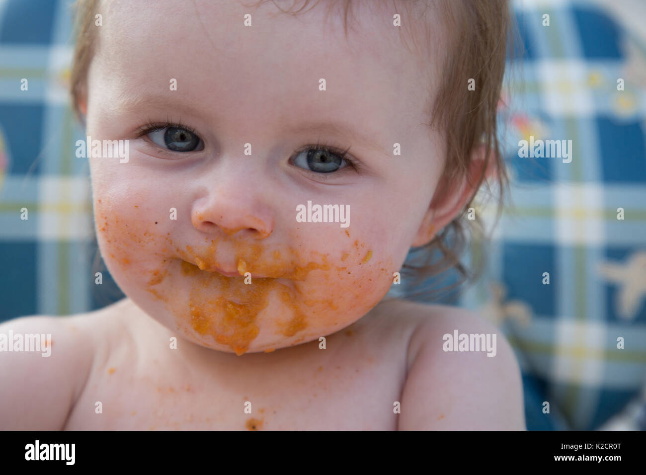 Baby led weaning Stock Photo - Alamy