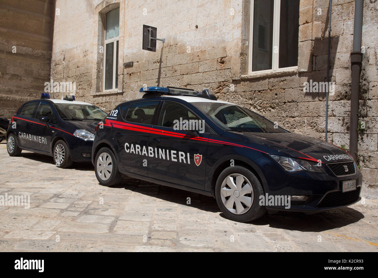 Police cars, Italy, Europe Stock Photo - Alamy