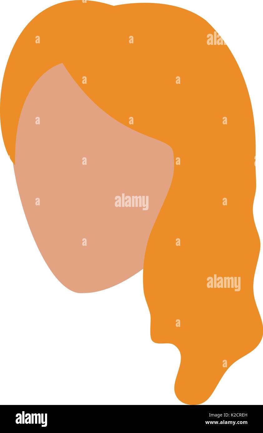 blonde woman head avatar icon image Stock Vector Image & Art - Alamy