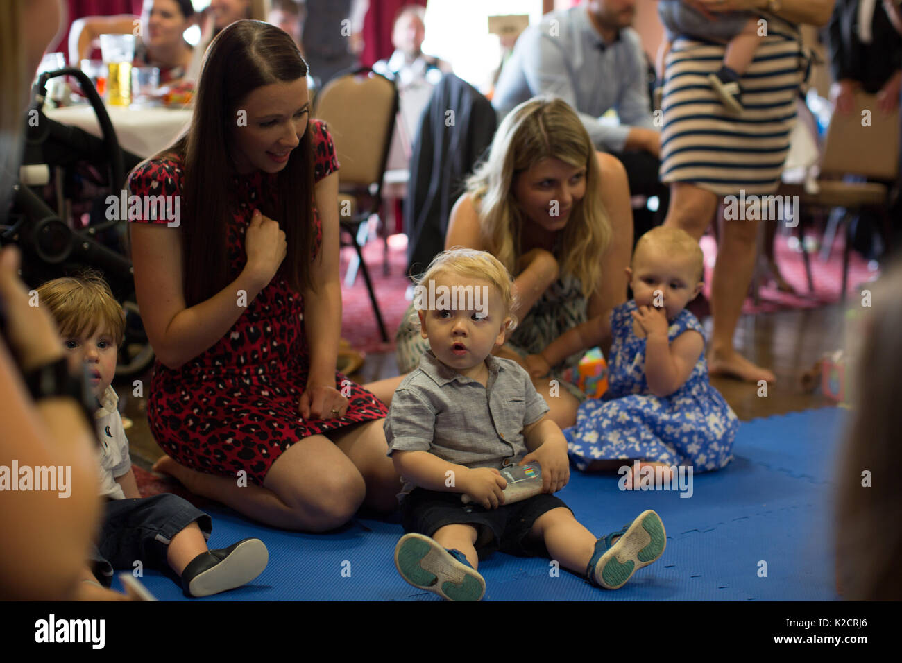 Baby sensory class Stock Photo - Alamy