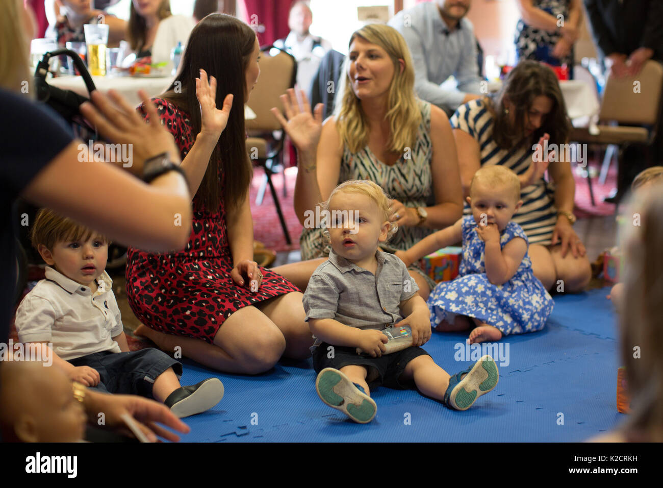 Baby sensory class Stock Photo - Alamy