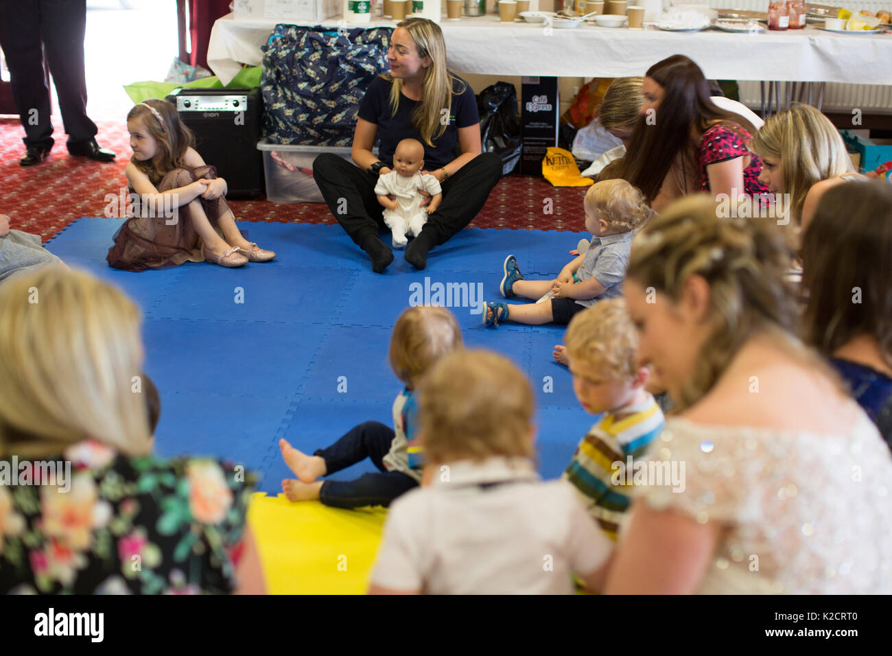 Baby sensory class Stock Photo - Alamy