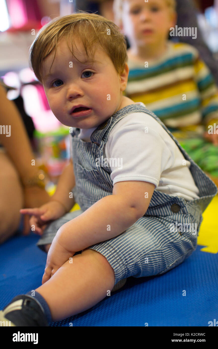Baby sensory class Stock Photo - Alamy