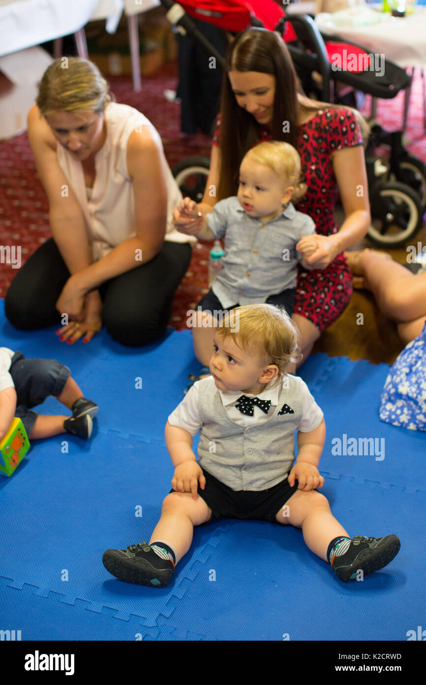 Baby sensory class Stock Photo - Alamy