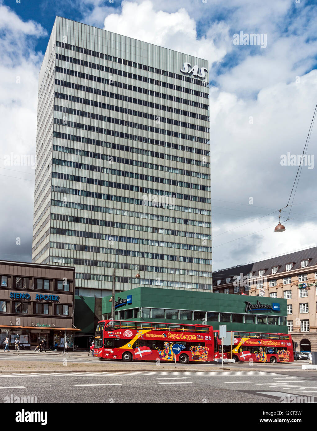 SAS Radisson Blu Royal Hotel on Vesterbrogade in Copenhagen Denmark ...