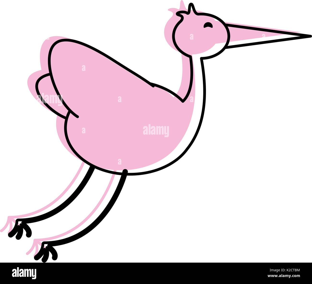 stork bird icon image Stock Vector Image & Art - Alamy