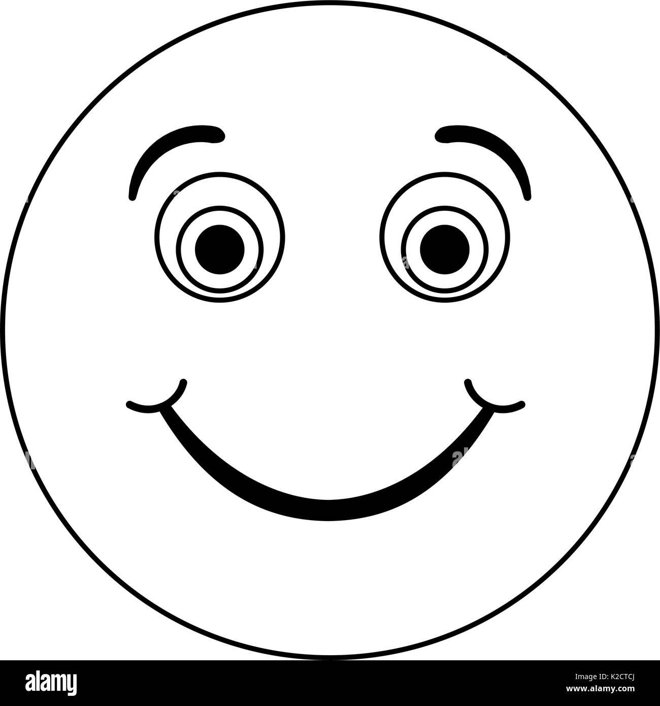 Grin emoticon Black and White Stock Photos & Images - Alamy