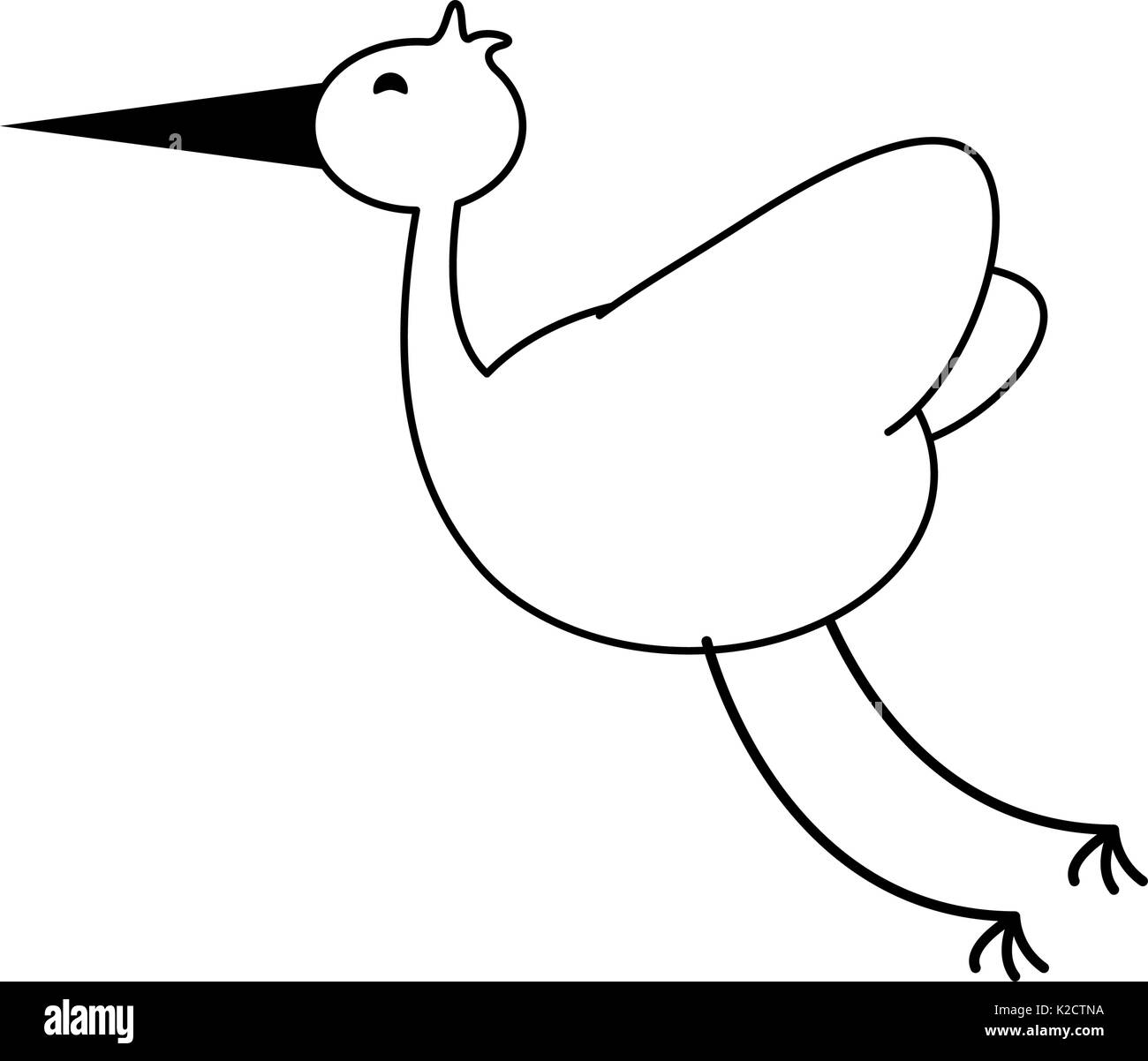 stork bird icon image Stock Vector Image & Art - Alamy