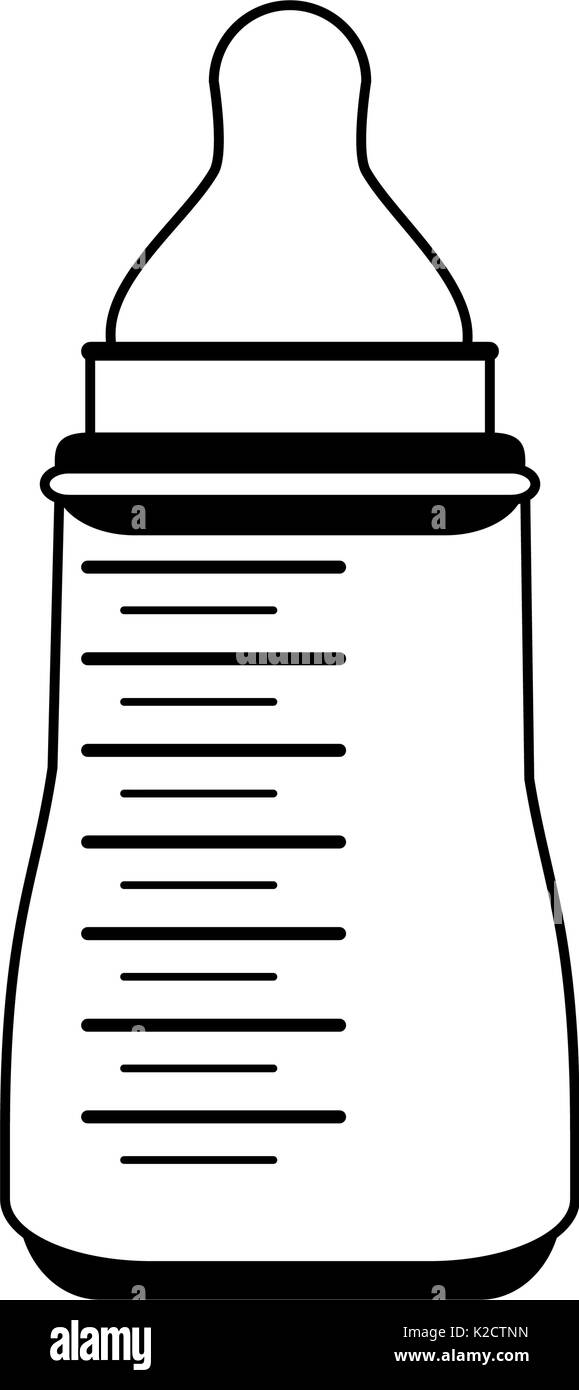 Baby formula vector Black and White Stock Photos & Images - Alamy