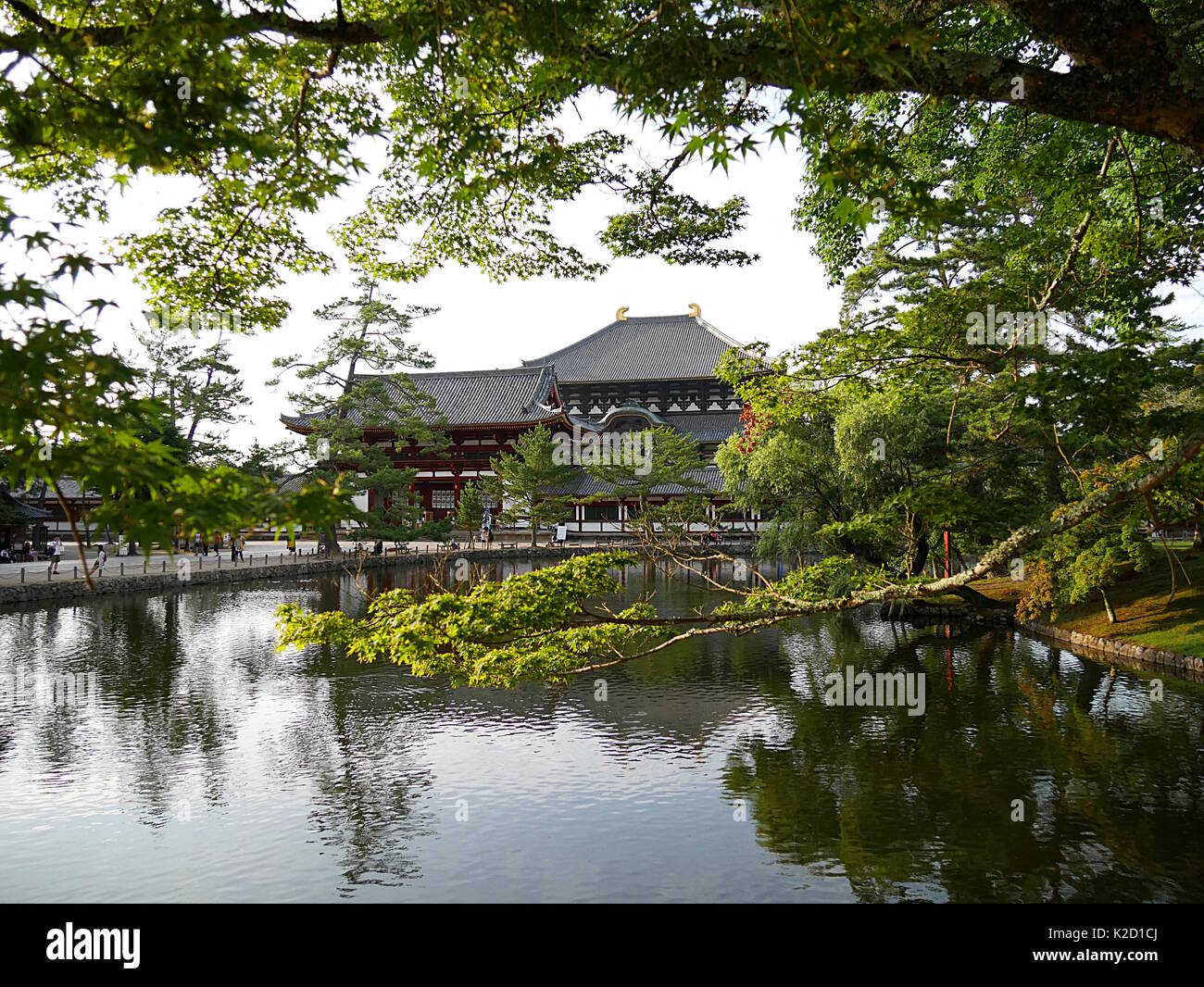 Inside of the todai ji temple hi-res stock photography and images - Alamy