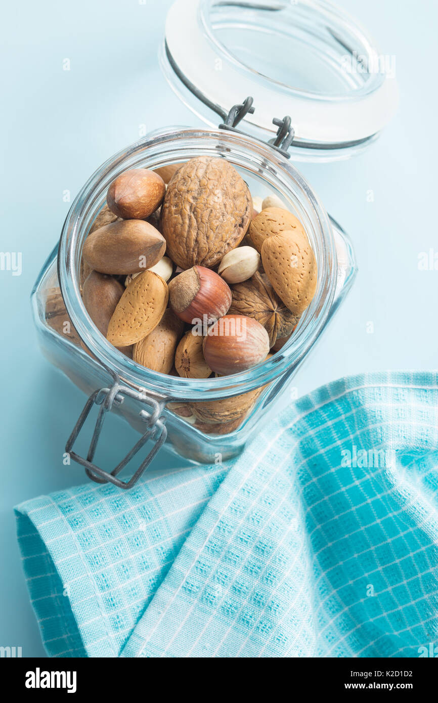 Various types dry nuts hi-res stock photography and images - Alamy