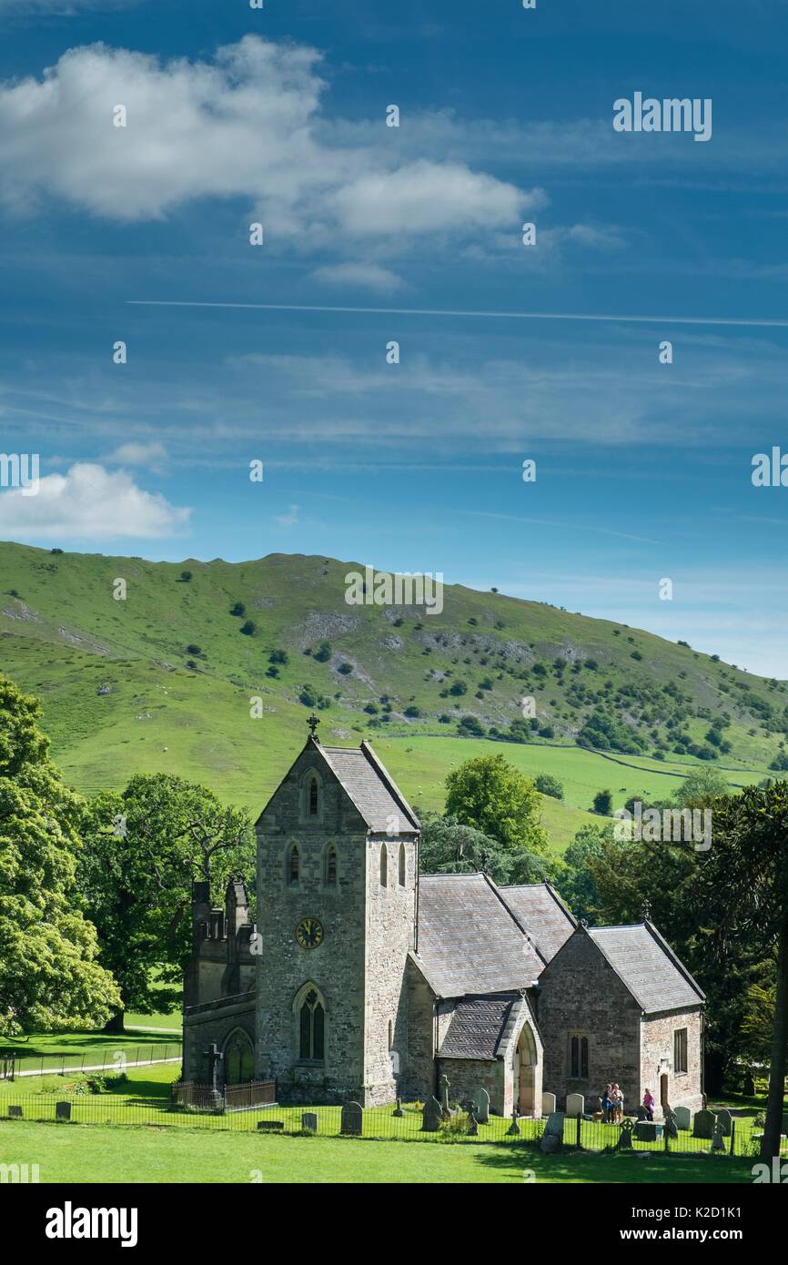 Church of the Holy Cross, Ilam Village, Peak District National Park ...