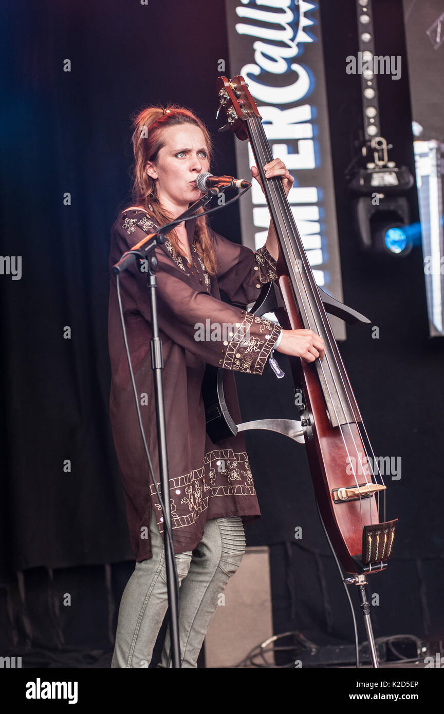 Barbarellas Bang Bang play Lakeside Stage at Camper Calling Stock Photo ...