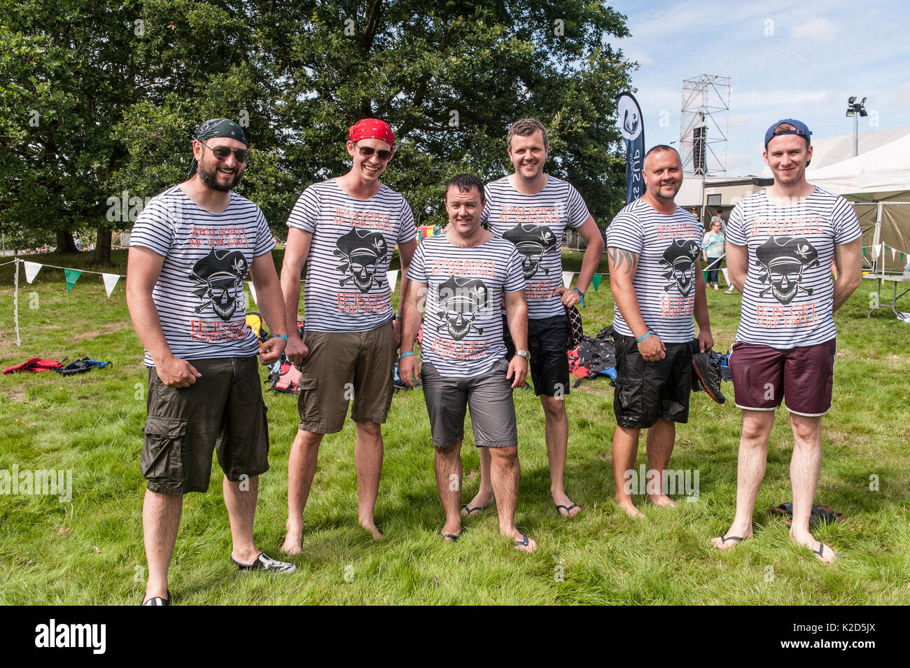 Fancy Dress Boat Race at Ragley Hall Lake at Camper Calling Festival ...
