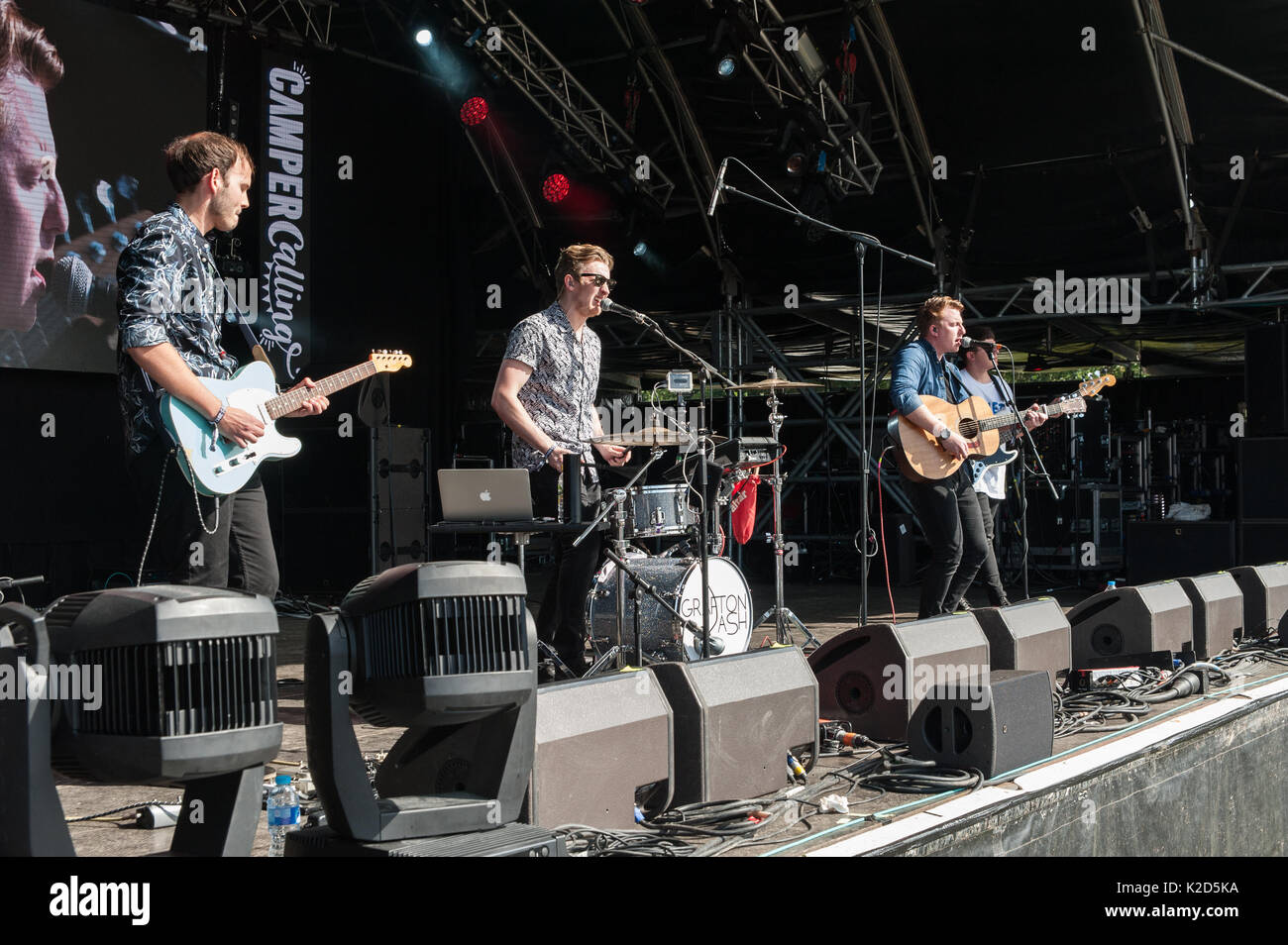 Grafton Ash play Camper Calling Festival, Ragley Hall, Warwickshire ...