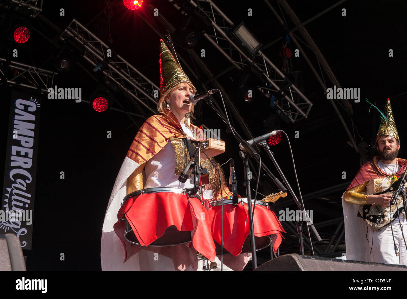 King Lagoons Flying Swordfish Dance Band play the Lakeside stage at ...
