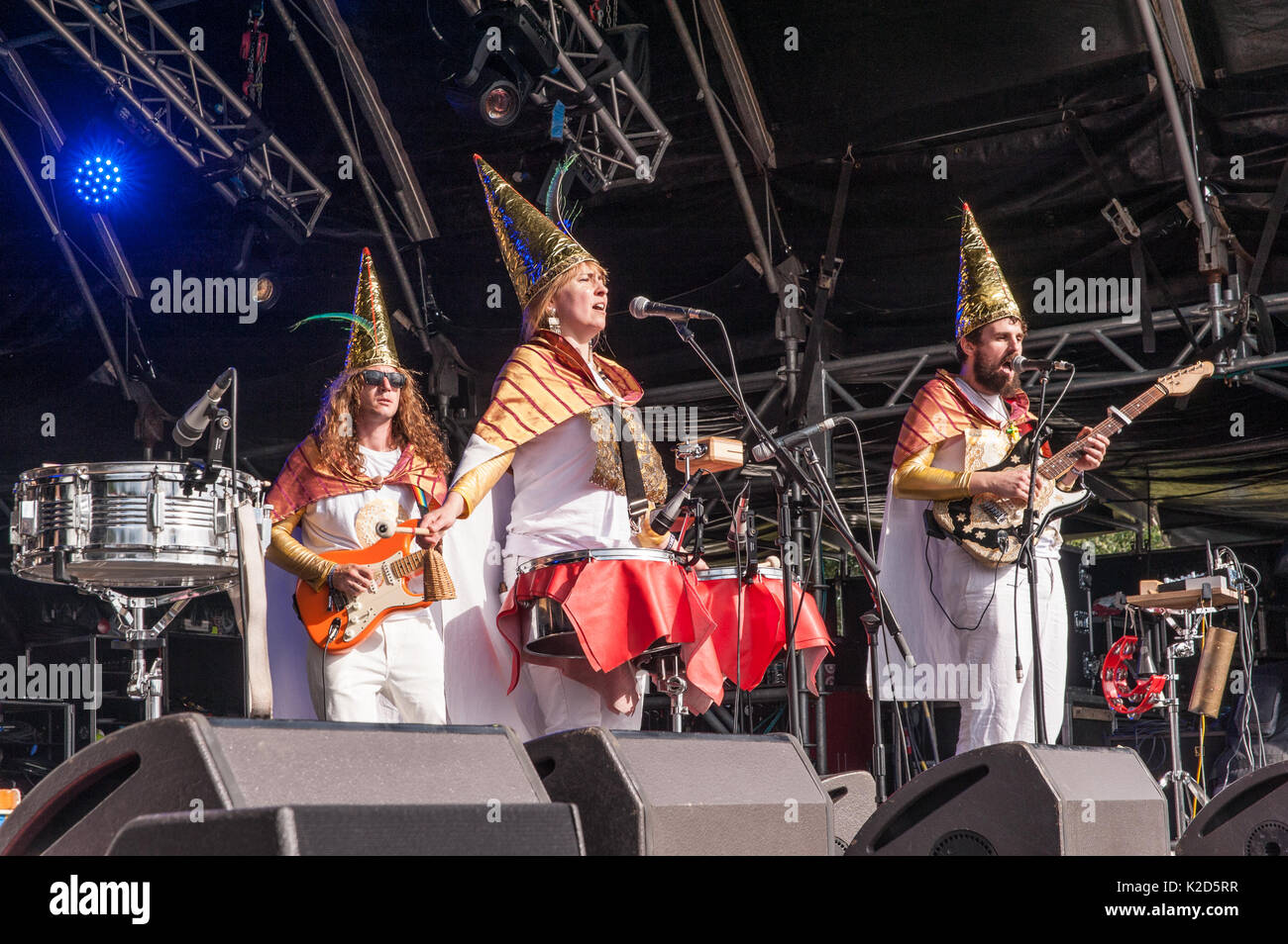 King Lagoons Flying Swordfish Dance Band play the Lakeside stage at ...