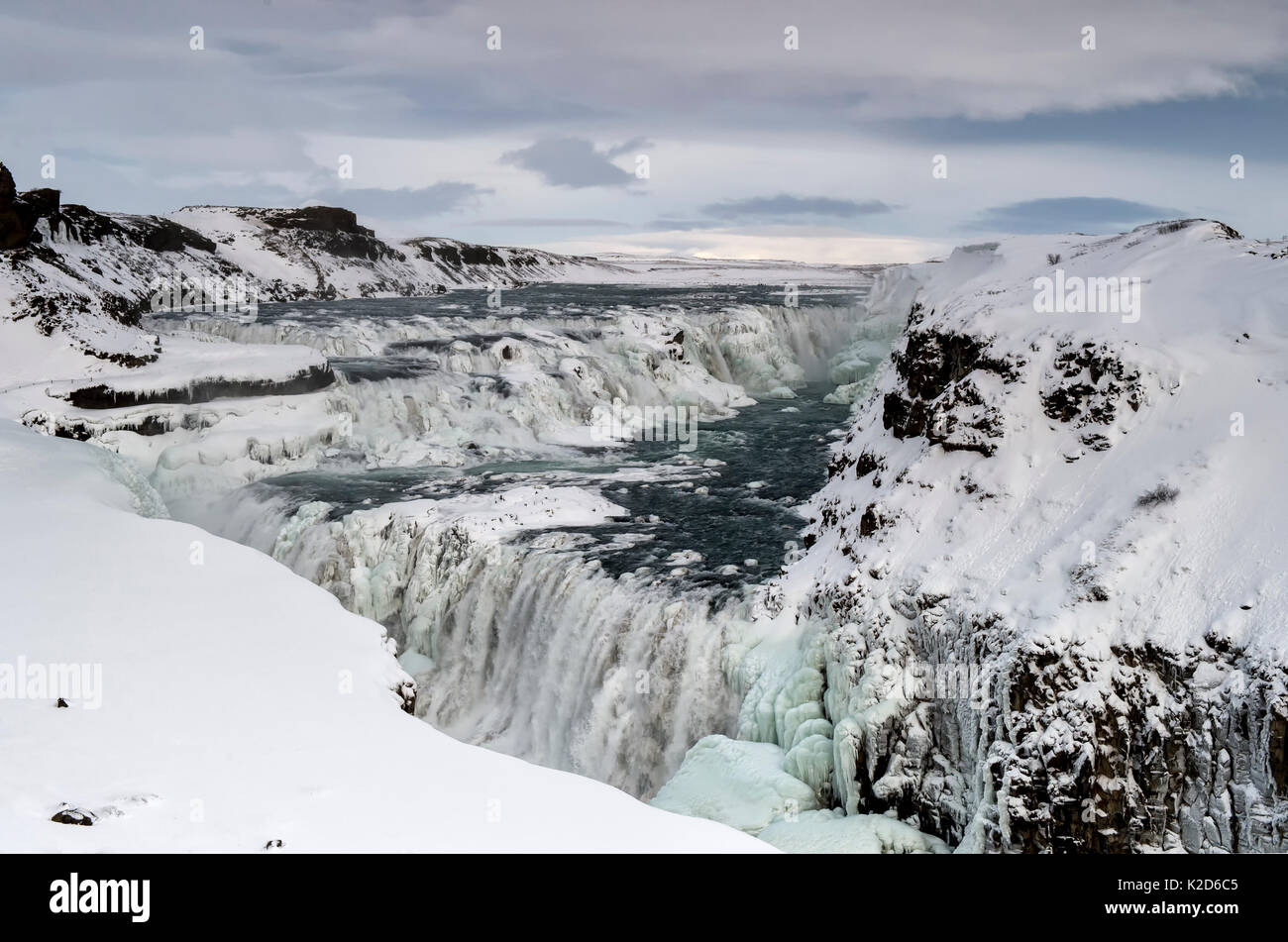 Gullfoss Frozen