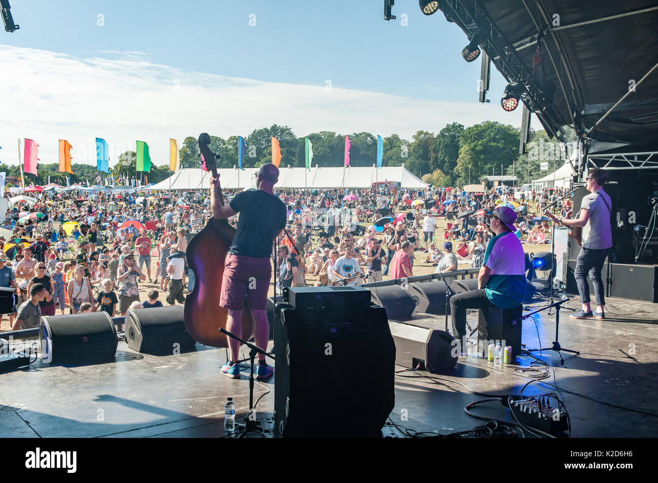 Thrill Collins play Camper Calling Festival, Ragley Hall, Warwickshire ...