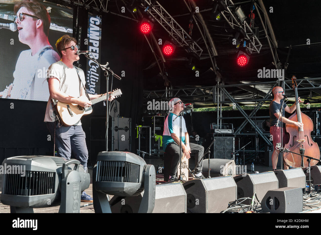 Thrill Collins play Camper Calling Festival, Ragley Hall, Warwickshire ...