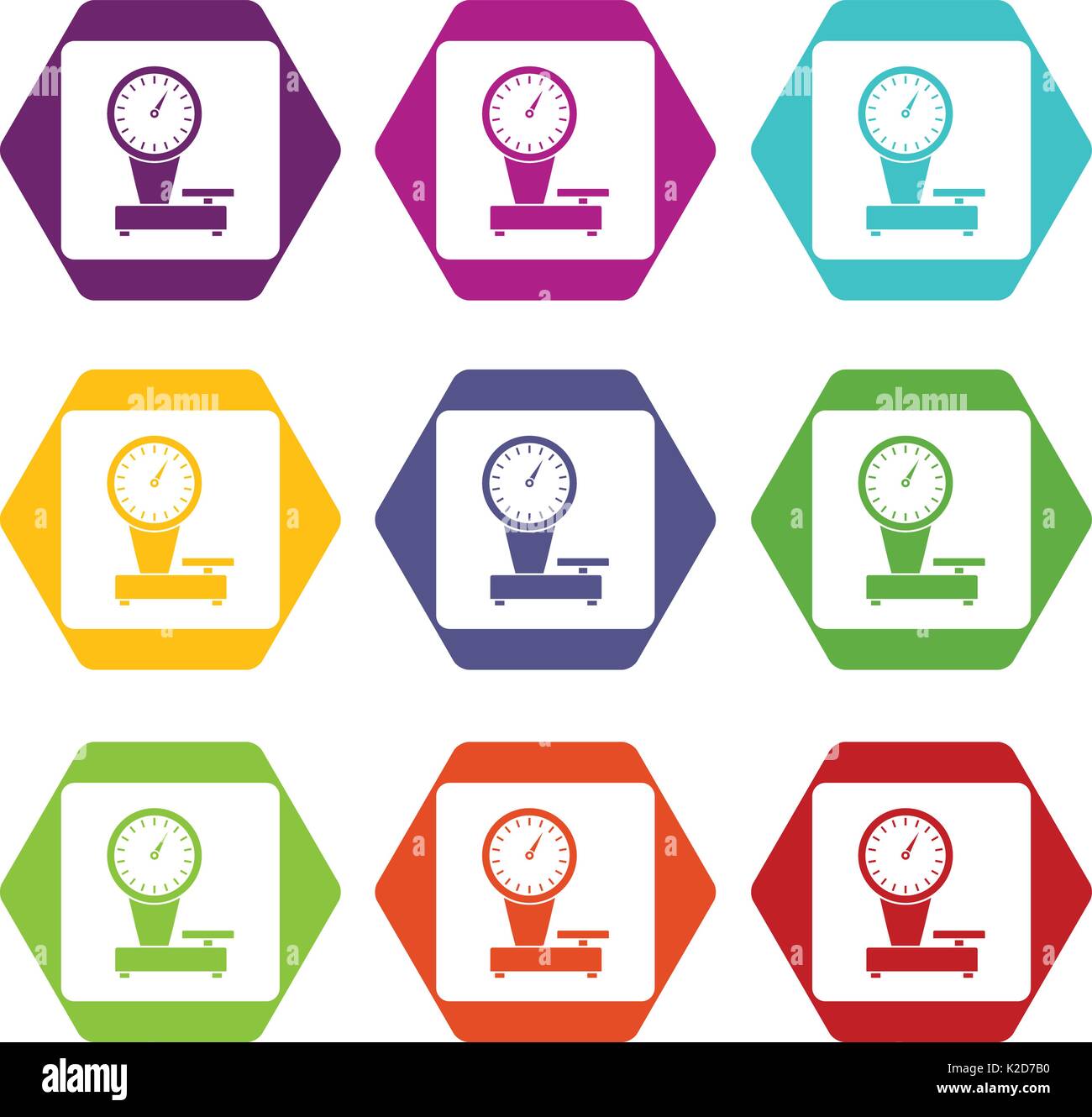 Empty scale pan Stock Vector Images - Alamy