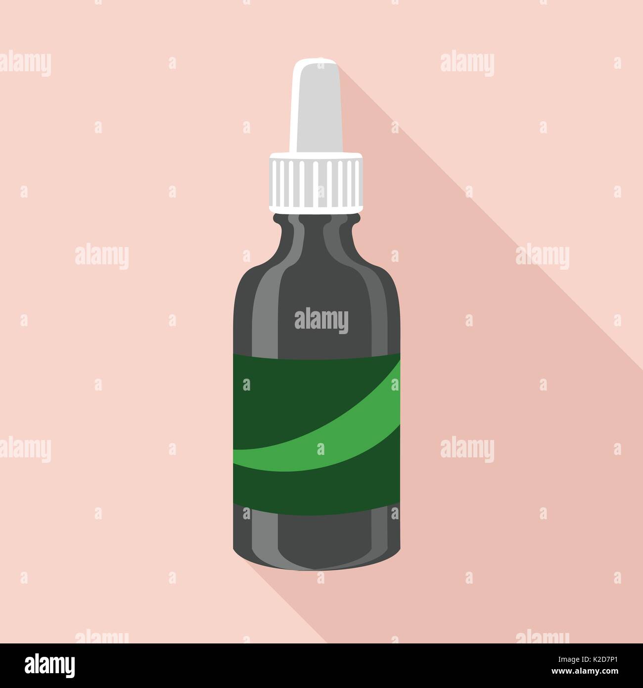 Vial medical icon, flat style Stock Vector Image & Art - Alamy