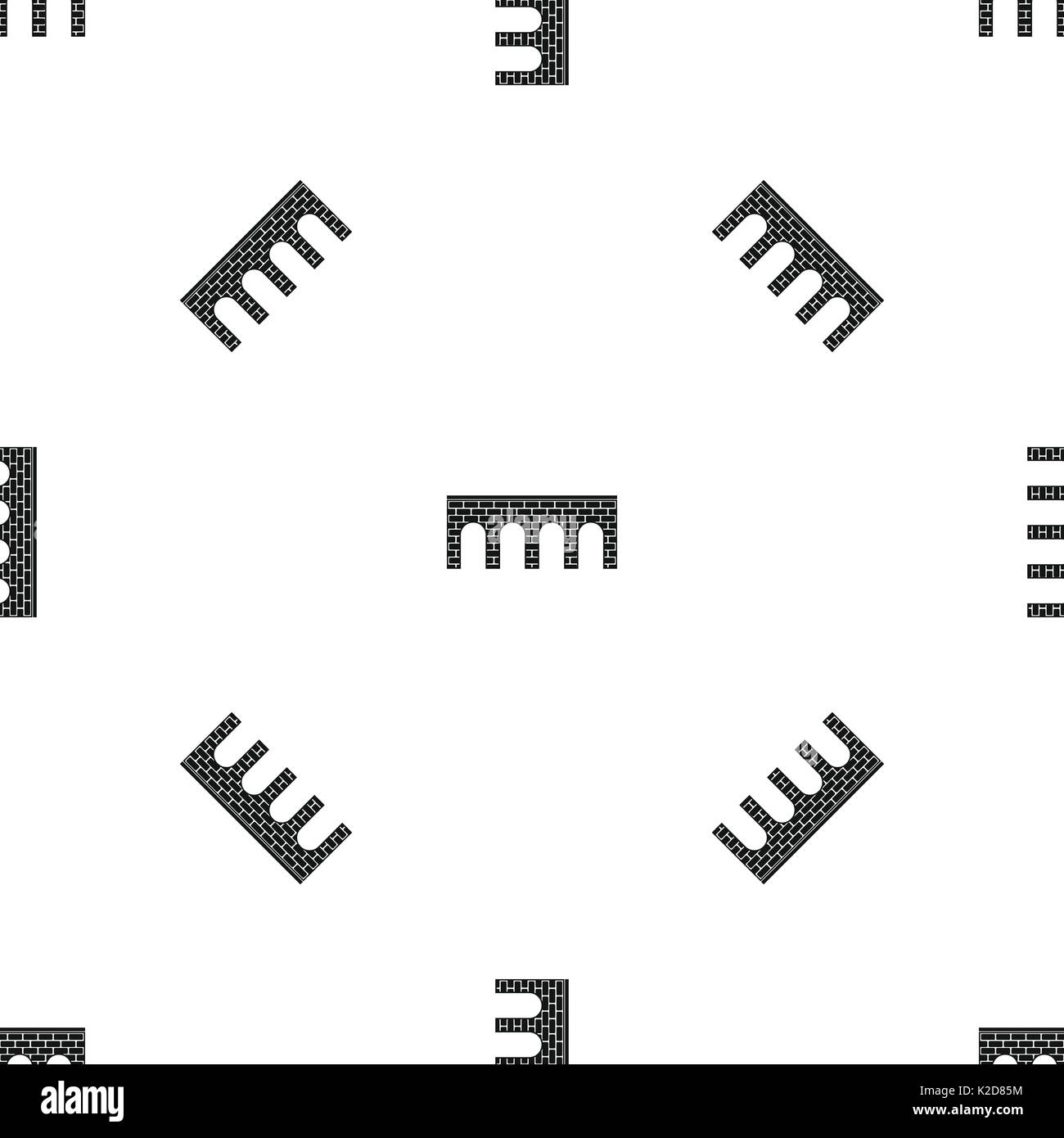 Bridge pattern seamless black Stock Vector Image & Art - Alamy