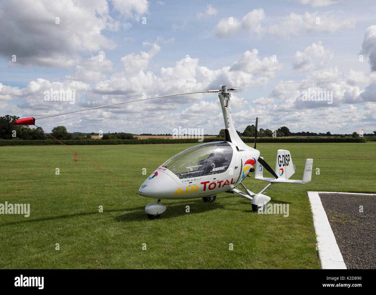 Rotorsport UK Calidus autogyro at the Shuttleworth Trust Stock Photo ...
