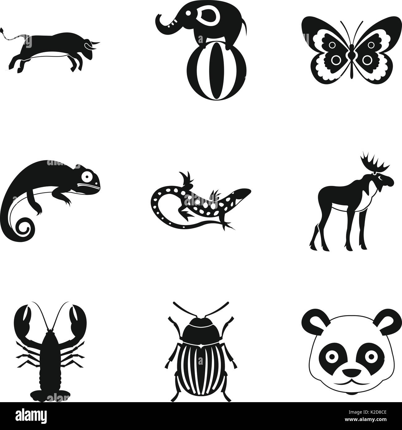 Rare black squirrel Stock Vector Images - Alamy