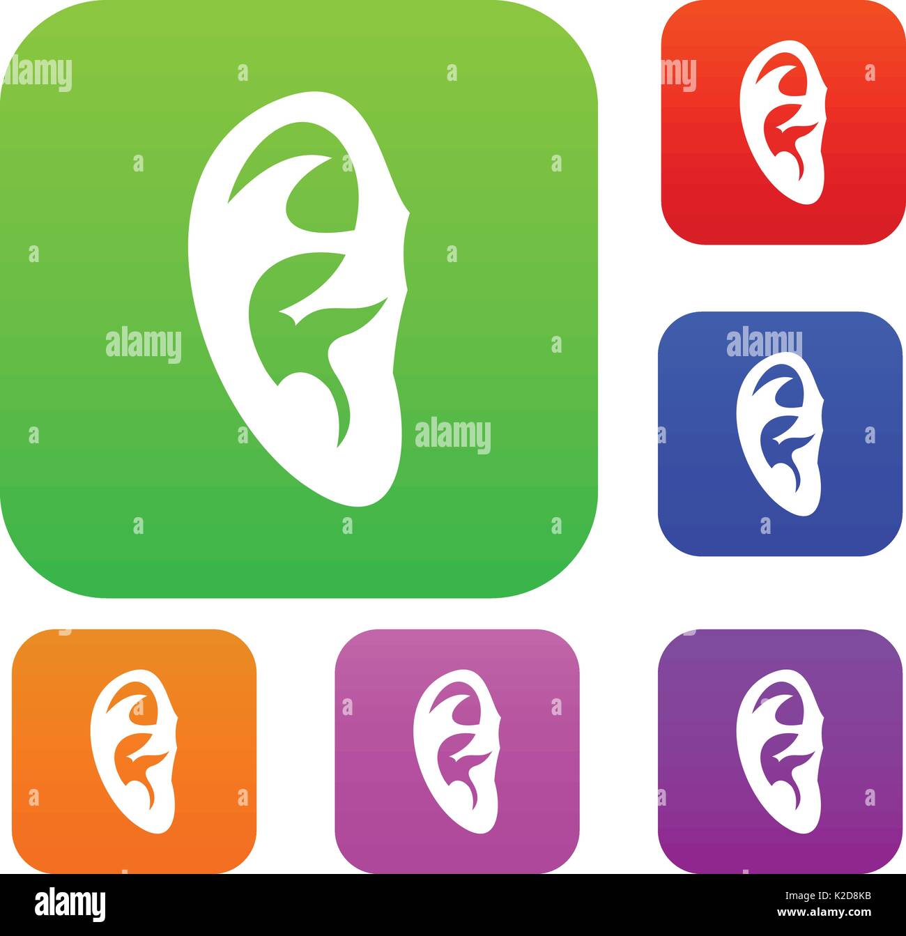 Ear shell Stock Vector Images - Alamy
