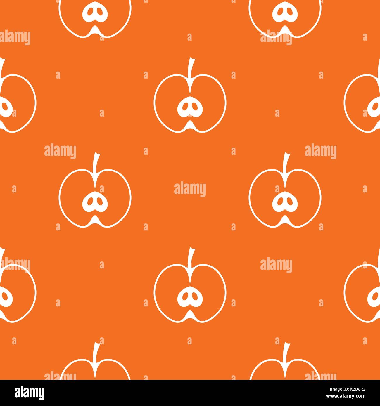 Half apple pattern seamless Stock Vector Image & Art - Alamy