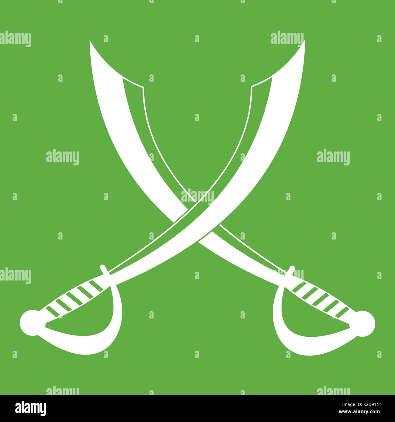 Two sabers Stock Vector Images - Alamy