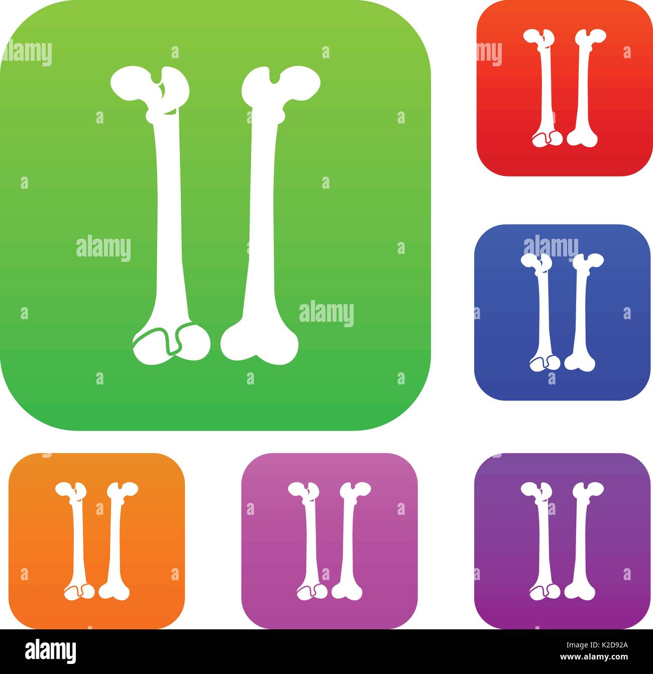 Bone set collection Stock Vector Image & Art - Alamy