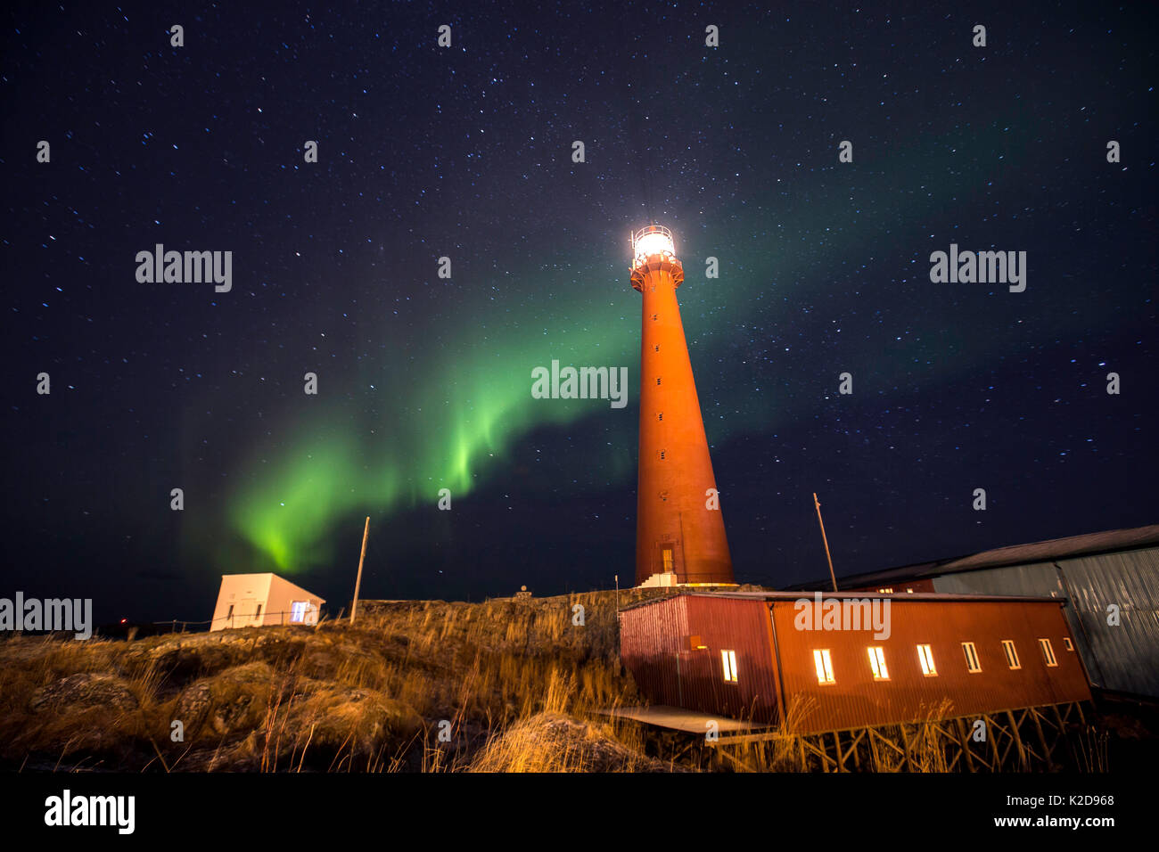 Norway island lighthouse hi-res stock photography and images - Alamy