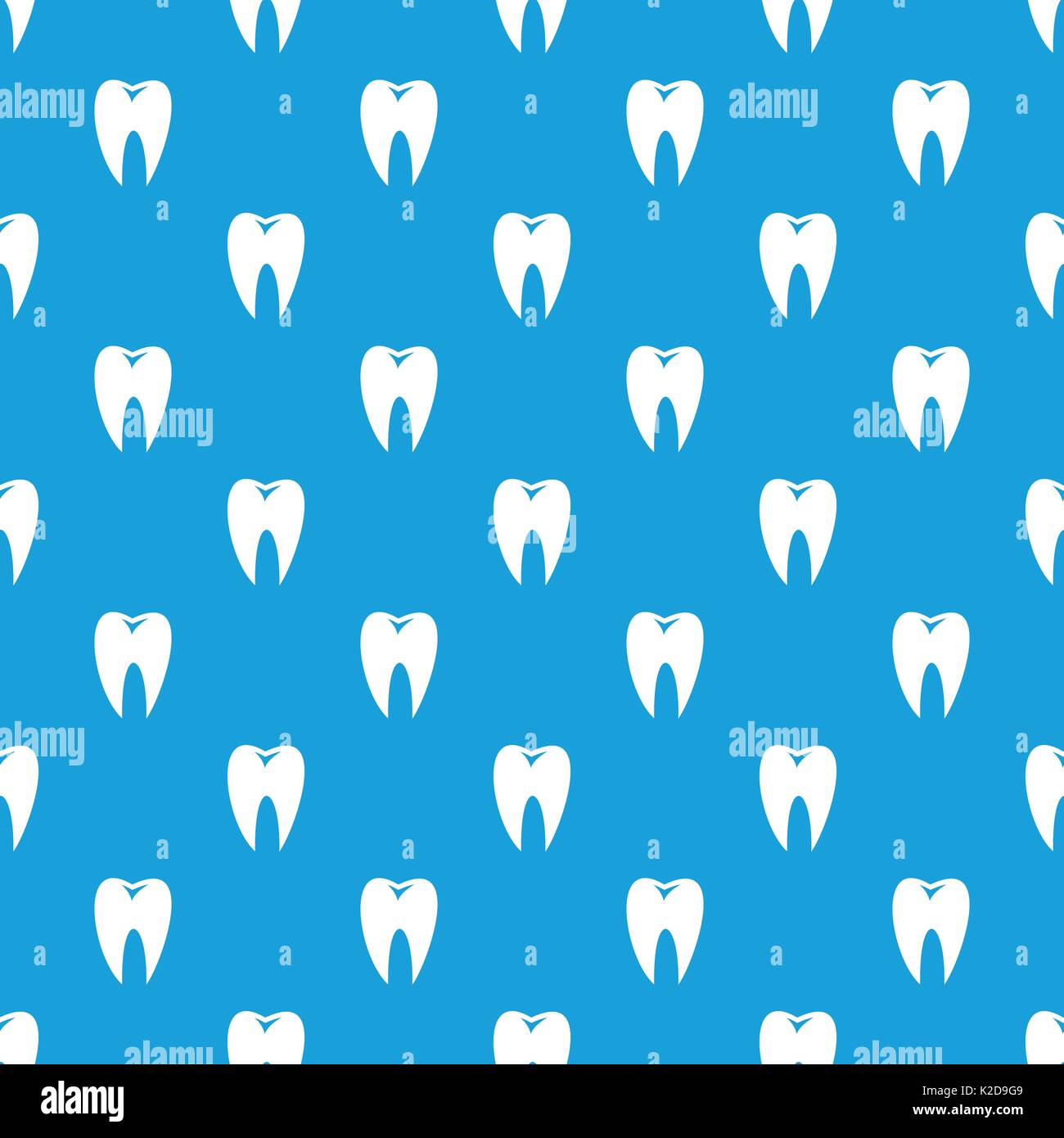 Tooth pattern seamless blue Stock Vector Image & Art - Alamy