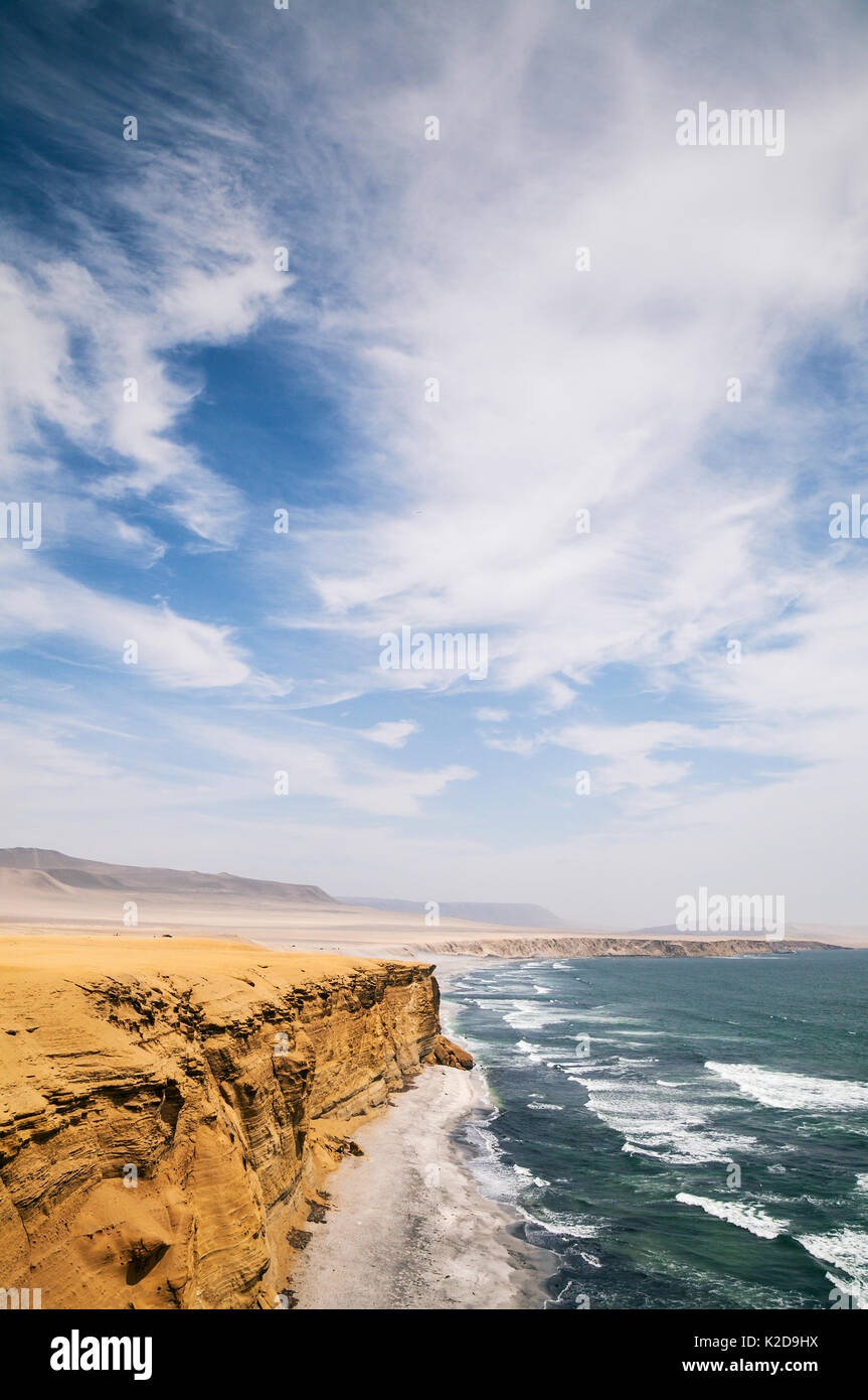 Paracas Beach, Paracas National Reserve, Ica Region, Peru. November ...