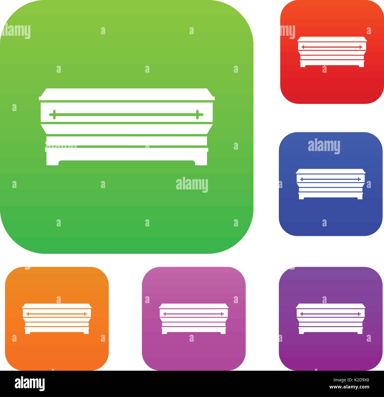 Coffin set collection Stock Vector Image & Art - Alamy