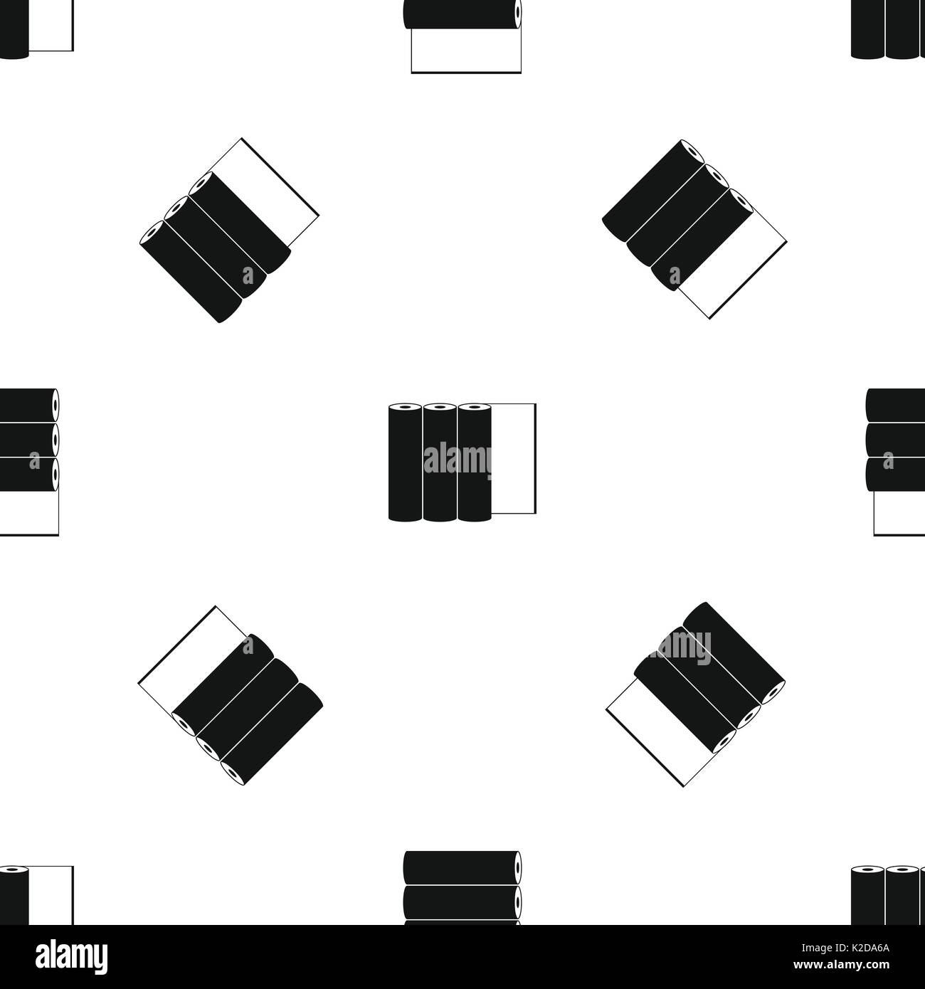 Large paper rolls Stock Vector Images - Alamy