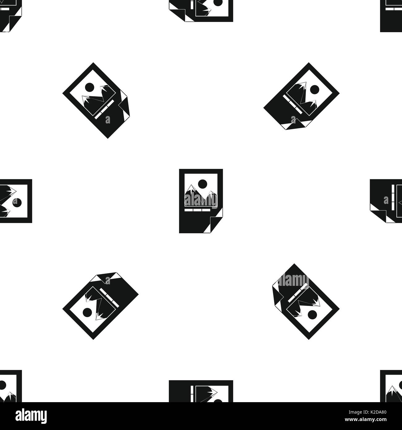 Tested ink paper with printer marks pattern seamless black Stock Vector ...