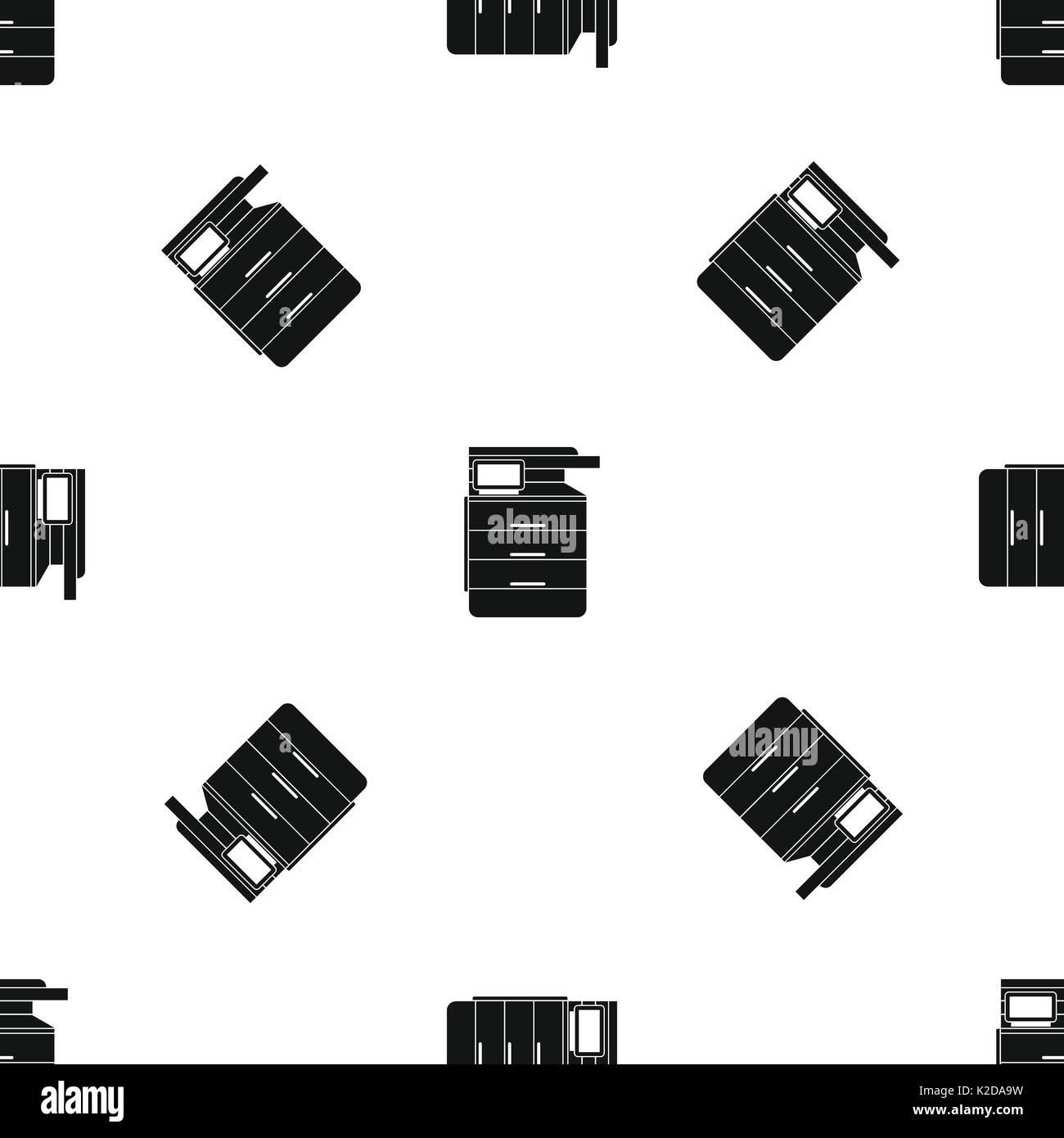 Multipurpose device, fax, copier and scanner pattern seamless black ...