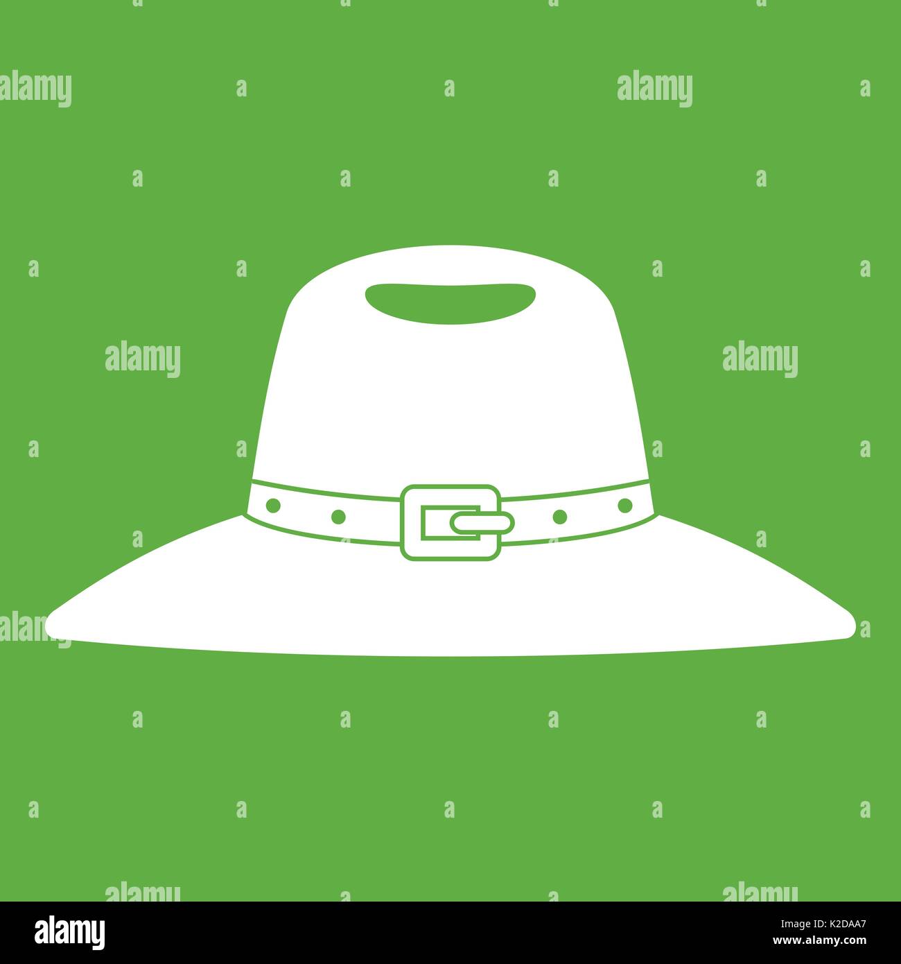 Hat icon green Stock Vector Image & Art - Alamy