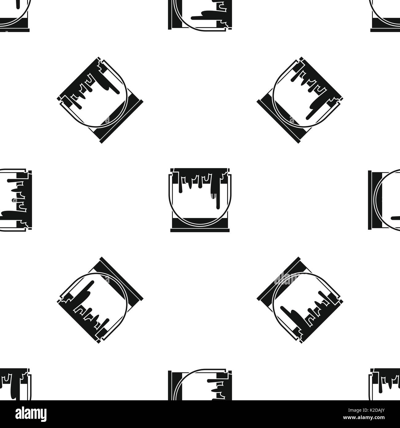 Paint can pattern seamless black Stock Vector Image & Art - Alamy