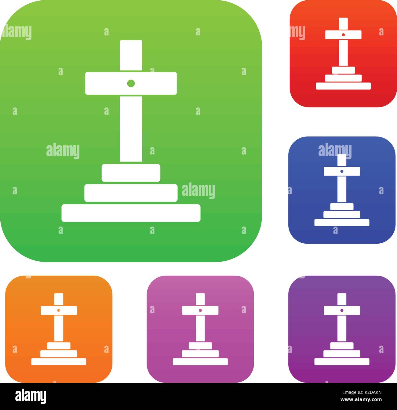 Grave set collection Stock Vector Image & Art - Alamy