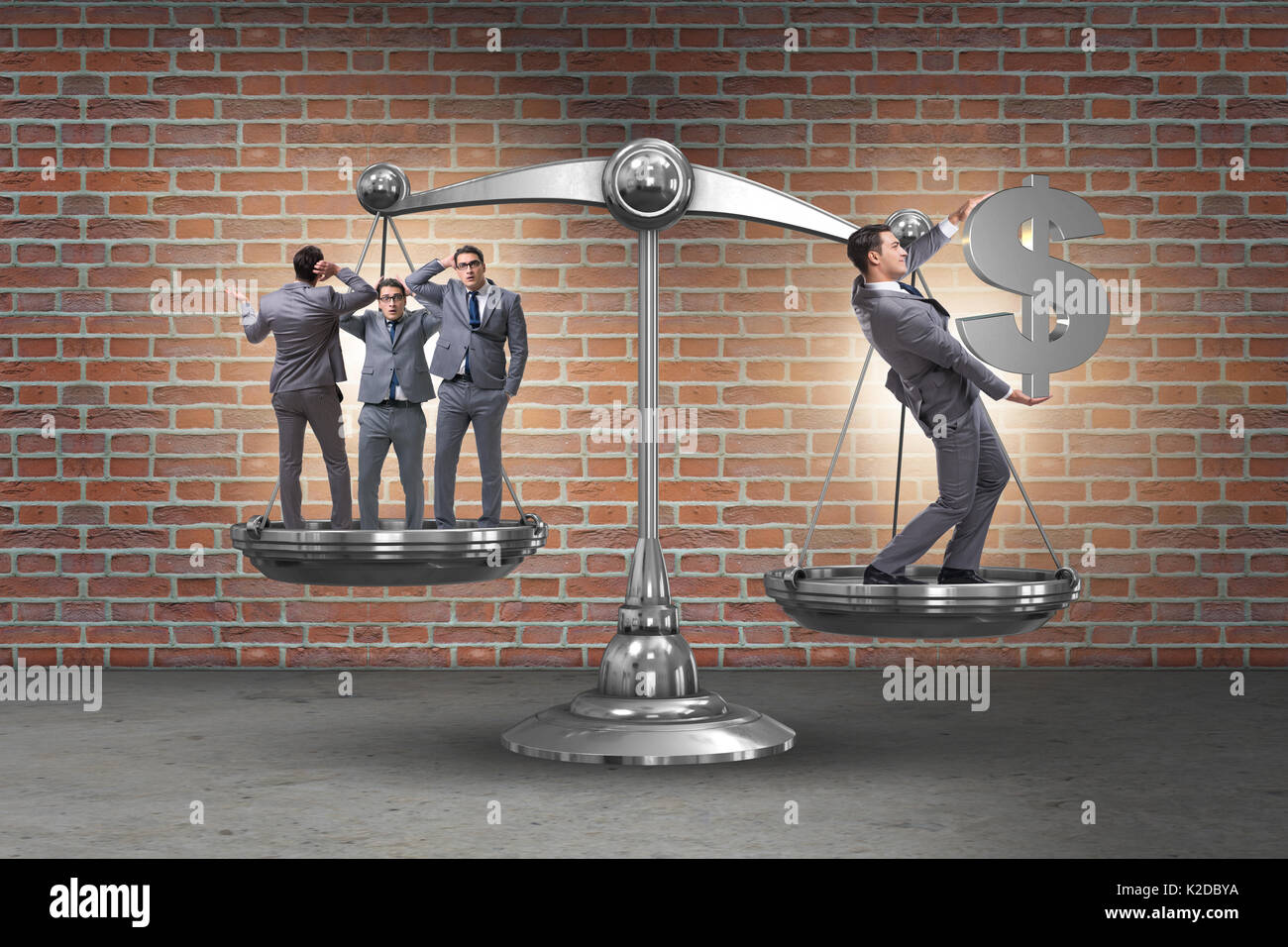 Difference between rich and poor people Stock Photo - Alamy