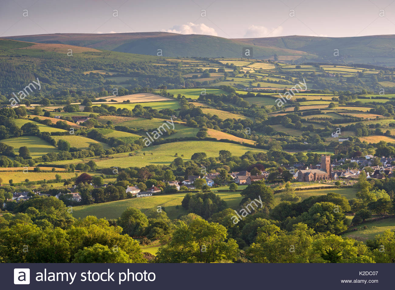 Moretonhampstead Devon England Uk Stock Photos & Moretonhampstead Devon ...