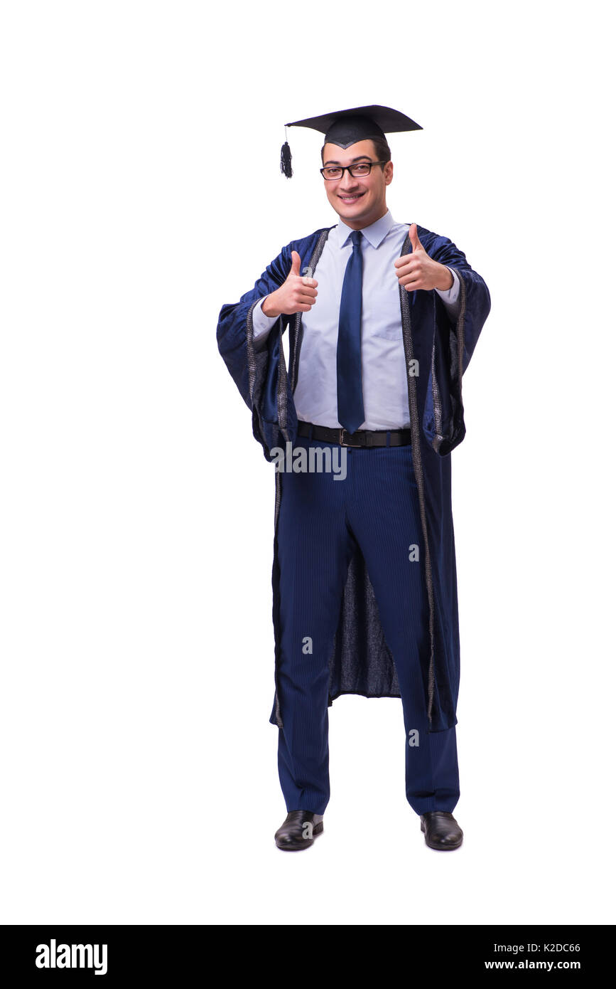 Excited graduating student thumbs up hi-res stock photography and ...