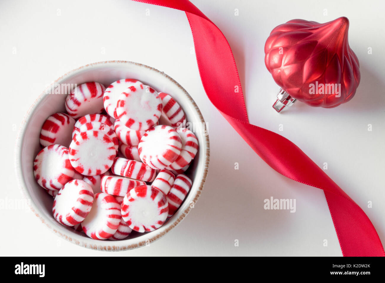Hard peppermint candy Stock Photo - Alamy