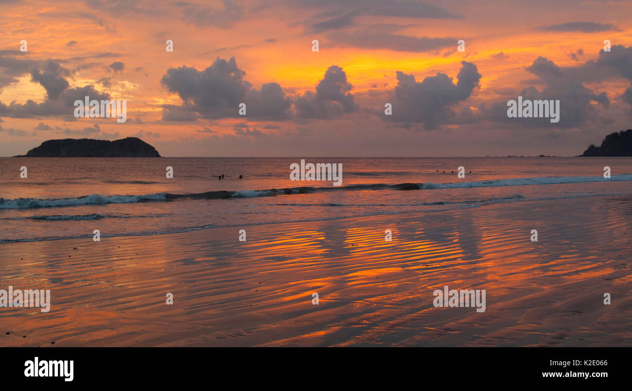 Pacific Coast Sundown Stock Photo - Alamy