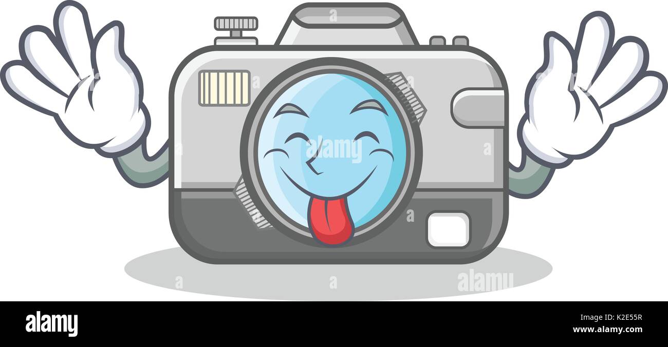 Tongue out camera caharacter cartoon design Stock Vector Image & Art ...